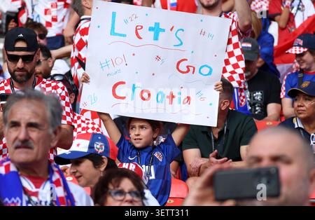 Toronto, Canada. 23 June, 2026. Panamanian 2026 FIFA World Cup fans ...