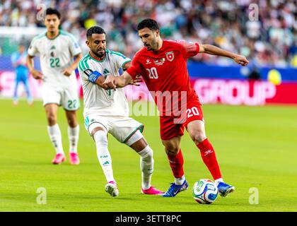June 22 2026 Jordan forward Mohannad Abu Taha (20)forwards the ball ...