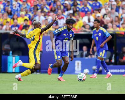 June 20, 2026: Ecuador midfielder Pedro Vite (15) controls the ball ...