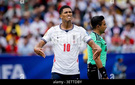 Boston, USA 23rd Jun 2026. Jordan Ayew (GHA) Elliot Anderson (ENG ...