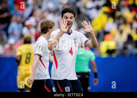 Boston, USA 23rd Jun 2026. Marc Guehi (ENG) Jordan Ayew (GHA) England ...