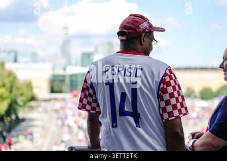 Toronto, Canada. 23 June, 2026. Panamanian 2026 FIFA World Cup fans ...