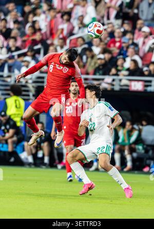 June 22 2026 Jordan midfielder Nizar al-Rashdan (21)kicks the ball up ...