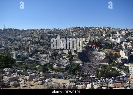 Jordanian soccer fans watch the FIFA World Cup Group J match between ...