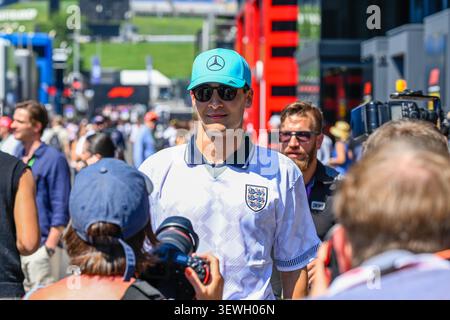 Austria, Spielberg, 27th June 2026, George Russell, Mercedes, during ...