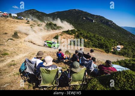 61 Ioannis PLAGOS, Christos KOUZIONIS, Skoda Fabia RS, action during ...