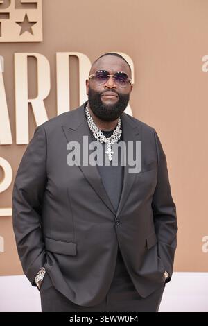 Rick Ross attends the 2026 BET Awards at Peacock Theater on June 28 ...
