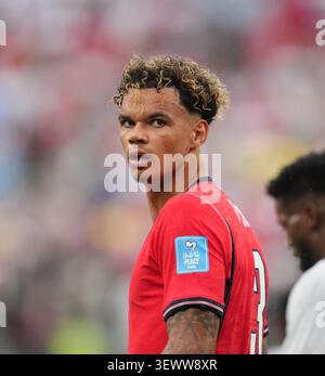 Nico O'Reilly of England looks on during the FIFA World Cup 2026 Group ...