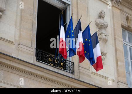 Paris, France. 29th June, 2026. France's President Emmanuel Macron and ...