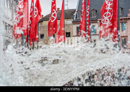 PRODUCTION - 29 June 2026, Rhineland-Palatinate, Mainz: The ball is ...