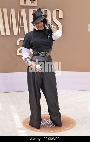 Janet Jackson attends the 2026 BET Awards at Peacock Theater on June 28 ...
