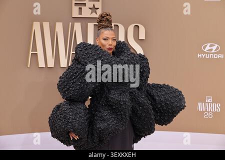 Queen Latifah attends the 2026 BET Awards at Peacock Theater on June 28 ...