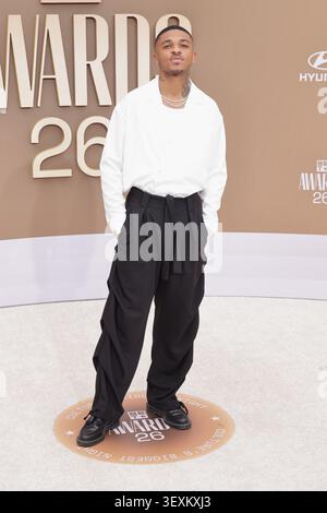 Tone Stith attends the 2026 BET Awards at Peacock Theater on June 28 ...