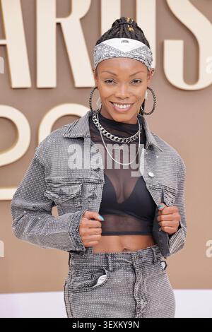 Tia P. attends the 2026 BET Awards at Peacock Theater on June 28, 2026 ...