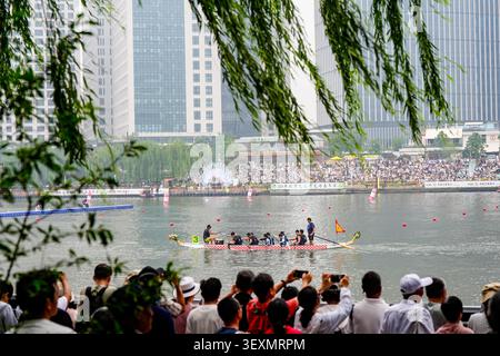 Performers demonstrate their skills ahead of Dragon Boat Races to ...
