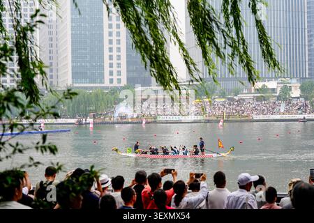 Performers demonstrate their skills ahead of Dragon Boat Races to ...