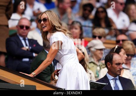 Rory McIlroy and his wife Erica Stoll in the royal box on day three of ...