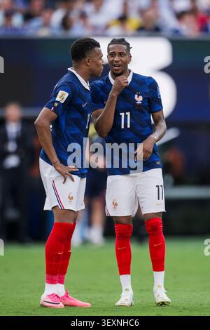 during the World Cup round of 32 soccer match between Belgium and ...