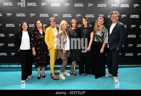 Eva M?ller and Isabel Schneider at the premiere of the documentary ...