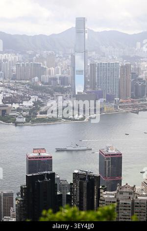 The Chinese PLA Navy Hengyang, hull number 568, Type 054A guided ...