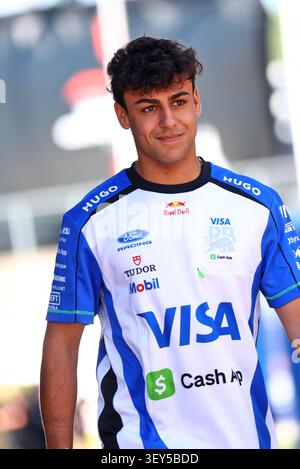 02 July 2026. Arvid Lindblad, Racing Bulls, in the Paddock at the ...