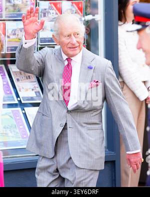 Jedburgh, UK. 2nd. Jul, 2026. His Majesty King Charles III officially ...