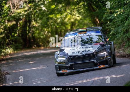 Marco Bulacia during 3rd round of FIA ERC: Rally di Roma Capitale in ...