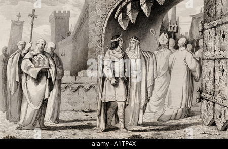 Chilperic I (c. 539-584). King of Neustria (or Soissons). Merovingian ...