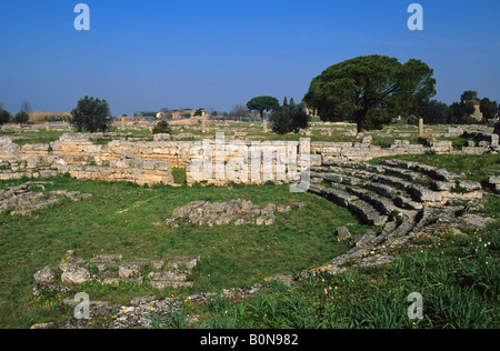 Paestum Capaccio Province of Salerno Campania Italy Stock Photo ...