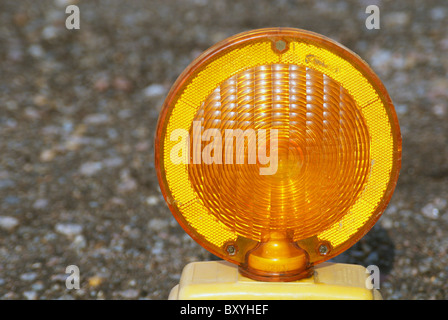 Flashing amber light Stock Photo: 16369823 - Alamy