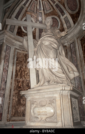 Statue of St. Helena in St. Peter's Basilica in Vatican City Stock ...
