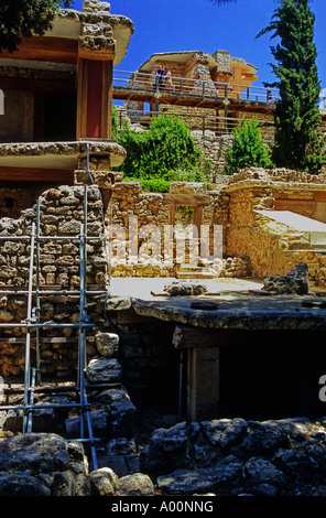 Ruins of Knossos Royal Palace Minoan civilzation period royal villa ...