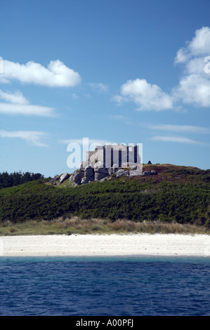 Ruins of the Old Blockhouse Tresco Isles of Scilly Stock Photo - Alamy