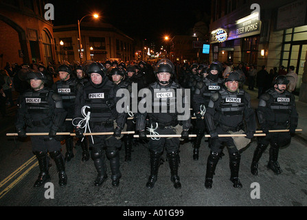 Riot equipped police, Boston, Massachusetts Stock Photo - Alamy