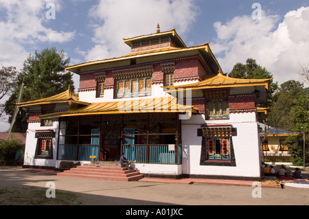 Enchey monastery nyingmapa school Gangtok Sikkim India Stock Photo - Alamy