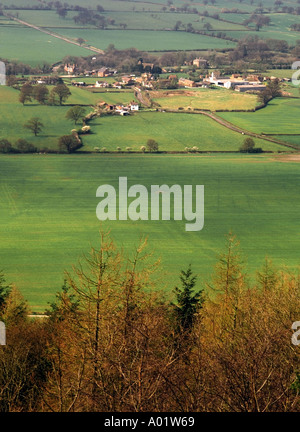 england midlands SHROPSHIRE view of apedale from wenlock edge Stock ...