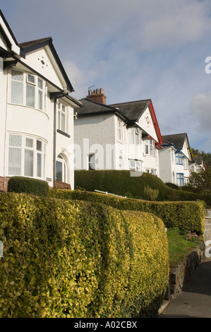 1930's houses Cae Melyn estate Aberystwyth Ceredigion Wales Stock Photo ...
