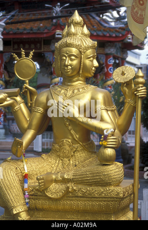 Trimurti Of The Three Hindu Gods Brahma, Vishnu, and Shiva Stock Photo ...