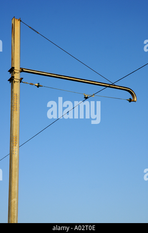 Train and railroad electrical cables, providing power to public ...