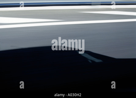France provence speeding car shadow on the verge Stock Photo - Alamy