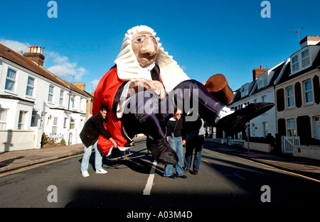Here comes the wacky Judge Legal eagle is ready for carnival parade ...