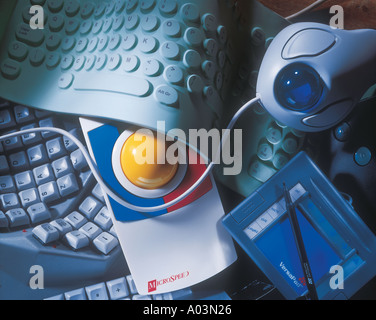 A03N26 Keyboards and computer mouse Stock Photo - Alamy
