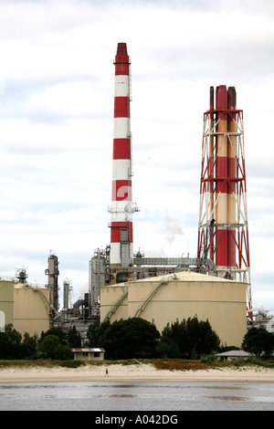 Marsden Point Oil Refinery, Whangarei, New Zealand Stock Photo - Alamy