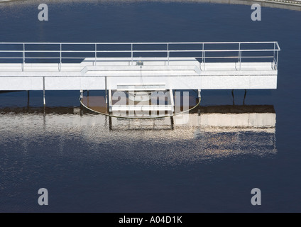 Paper mill, settling tank Stock Photo - Alamy