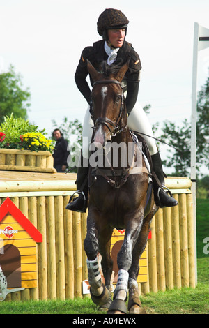 Three Day Event Rider Ruth Edge Competing at the Burghley international ...