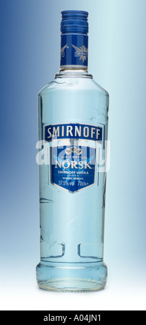Smirnoff Blue label vodka Stock Photo - Alamy