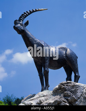 Slovenia Kranjska Gora Zlatorog mythical gold-horned chamois chamois ...
