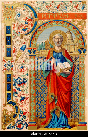 SAINT PETER WITH KEY Stock Photo - Alamy