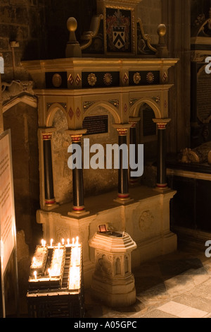 Candles Gloucester Cathedral England Stock Photo - Alamy