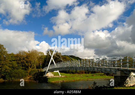 Dyfi Cycle Bridge River Dyfi Machynlleth Mid Wales Stock Photo - Alamy